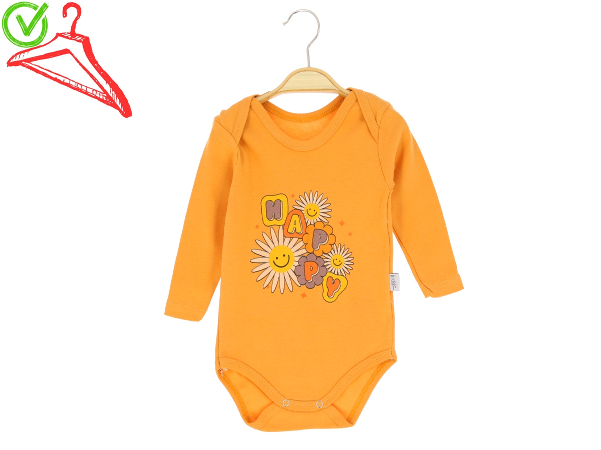 3/18 AY BADİ U/KOL HAPPY PAPATYA BASKILI